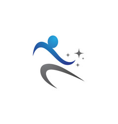 Fun people logo Royalty Free Vector Image - VectorStock