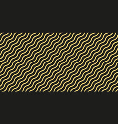 Simple gold black line seamless pattern Royalty Free Vector