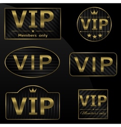 Vip members only label Royalty Free Vector Image