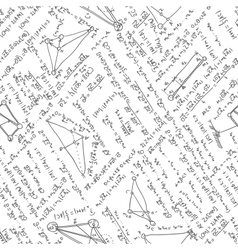 School hand drawn doodle seamless pattern Vector Image