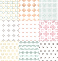 Pattern Set Royalty Free Vector Image - VectorStock