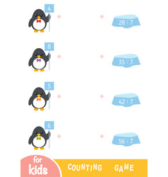 Counting game for preschool children educational Vector Image