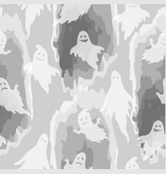 Seamless pattern with evil skull Royalty Free Vector Image
