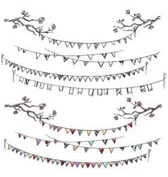 Doodle christmas symbols Royalty Free Vector Image