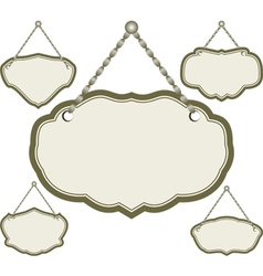 Hanging frame Royalty Free Vector Image - VectorStock