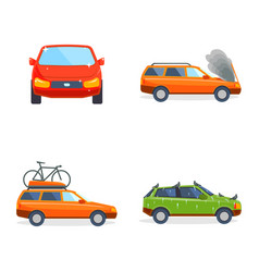 Driving car safety concept Royalty Free Vector Image