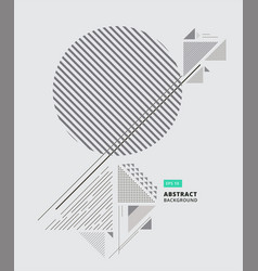 Abstract geometric composition forms modern Vector Image