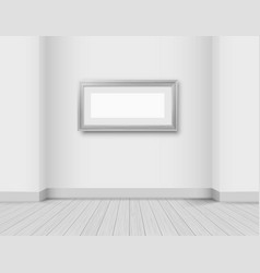 Realistic living room interior 3d design Vector Image