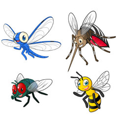 Stick Insect Cartoon Character Royalty Free Vector Image