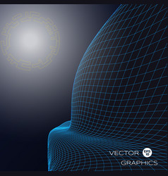 3d landscape Royalty Free Vector Image - VectorStock