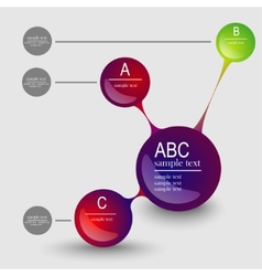 Infographics spring ABC Royalty Free Vector Image