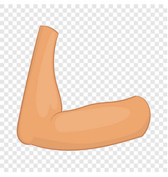 Elbow icon cartoon style Royalty Free Vector Image