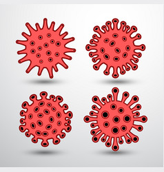 Coronavirus the structure chinese Royalty Free Vector Image