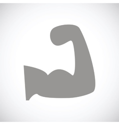 Strength black icon Royalty Free Vector Image - VectorStock