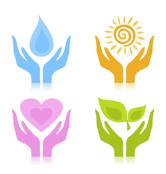 Hand spa Royalty Free Vector Image - VectorStock