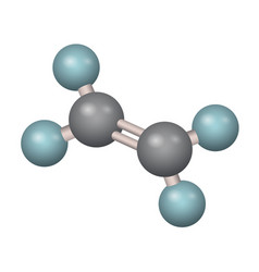 A molecule ethylene Royalty Free Vector Image - VectorStock