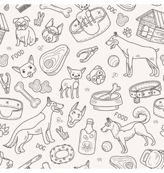 Hot dog seamless pattern Royalty Free Vector Image