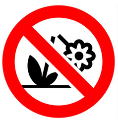 Prohibition red sign Royalty Free Vector Image