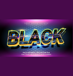 Bikers text style effect editable graphic Vector Image