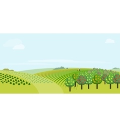 Farm field Royalty Free Vector Image - VectorStock