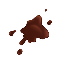 Chocolate splodge Royalty Free Vector Image - VectorStock