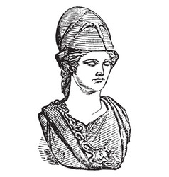 Temple of isis roman vintage engraving Royalty Free Vector