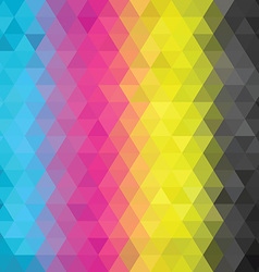 Abstract cmyk infinity Royalty Free Vector Image