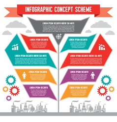 Marketing strategy infographic 10 option template Vector Image