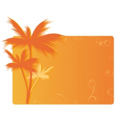 Round palm Royalty Free Vector Image - VectorStock