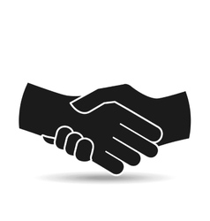 Homie soul or hand clasp handshake icon Royalty Free Vector