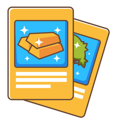 A board game template Royalty Free Vector Image