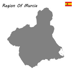 High quality map autonomous community of spain Vector Image