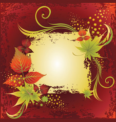 Autumn leaf design Royalty Free Vector Image - VectorStock