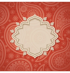 Indian frame Royalty Free Vector Image - VectorStock