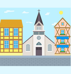 Church background Royalty Free Vector Image - VectorStock