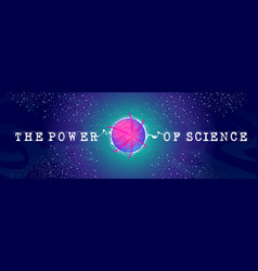 Energy ball with connected electric lines Vector Image