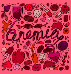 Anemia symptoms icons Royalty Free Vector Image