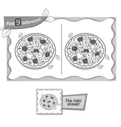 Find 9 differences game soap Royalty Free Vector Image