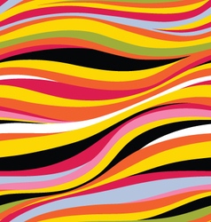 Colorful intertwining lines a seamless pattern Vector Image