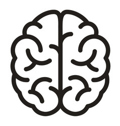 Walking brain Royalty Free Vector Image - VectorStock