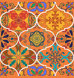 Seamless texture beautiful mega patchwork pattern Vector Image