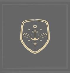 Sea emblemVS Royalty Free Vector Image - VectorStock