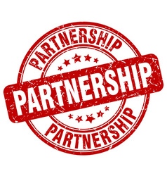 Partnership stamp Royalty Free Vector Image - VectorStock