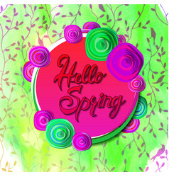 Hello weekend poster Royalty Free Vector Image