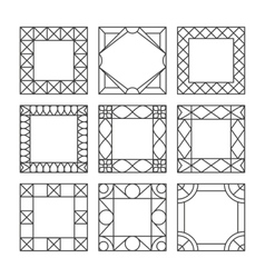 Set a different frames Royalty Free Vector Image