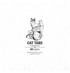 Cat face logo Royalty Free Vector Image - VectorStock