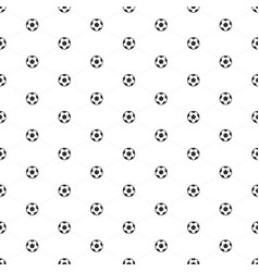 Soccer football seamless pattern Royalty Free Vector Image