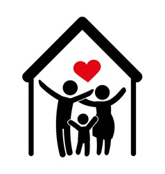 Happy family Royalty Free Vector Image - VectorStock