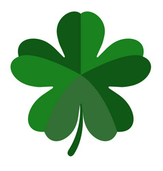 Five leaf clover Royalty Free Vector Image - VectorStock