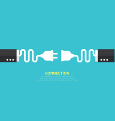 Connection concept Royalty Free Vector Image - VectorStock